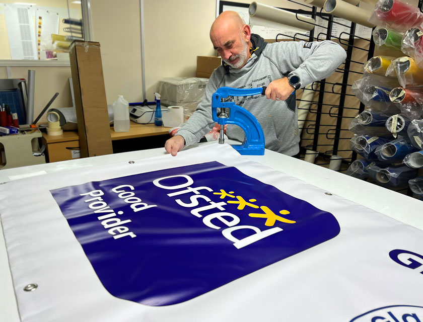 Ofsted Banner | Fast turn-around | Range of Designs | Signet Signs