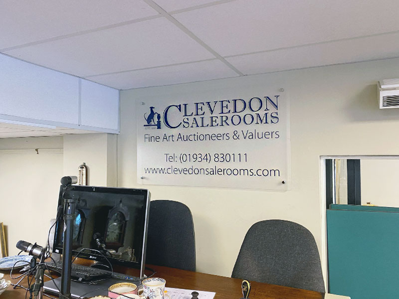 Signet Signs Transforms Clevedon Salerooms | Signet Signs Ltd
