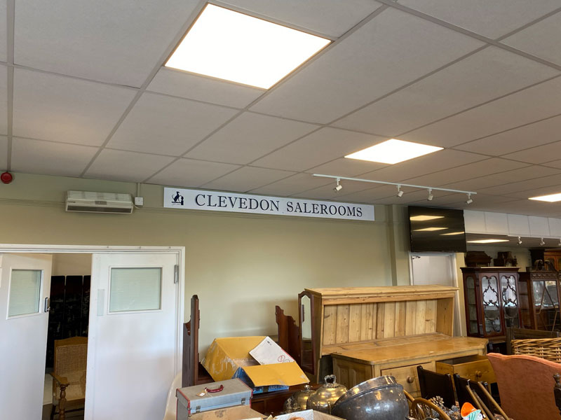 Signet Signs Transforms Clevedon Salerooms | Signet Signs Ltd